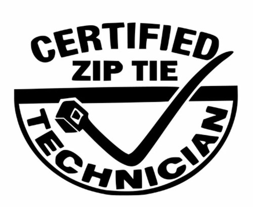 Funny Sticker Auto Repair Zip Ties Technician Mechanic Tools - Vinyl ...