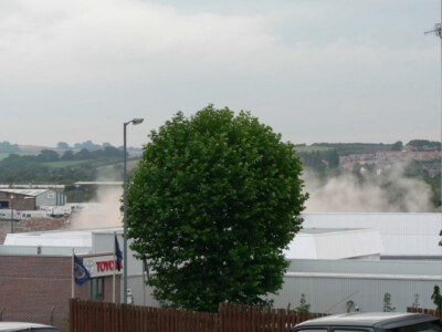 Photo 6x4 Dema Glass Chimneys Chesterfield/SK3871 Gone! c2006 | eBay UK