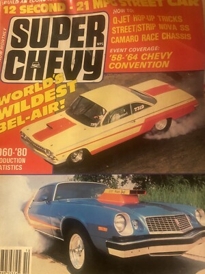 1981 October Super Chevy Magazine Don Barton Had Colorful Pro Gasser ...