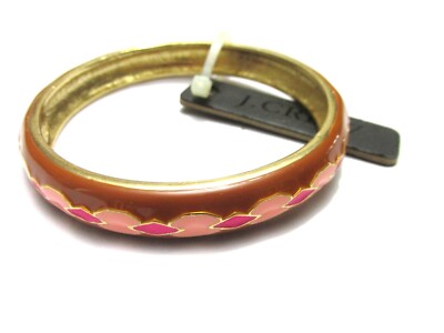 J Crew Enamel Bangle Bracelet Gold Tone Multi Color with Tag | eBay