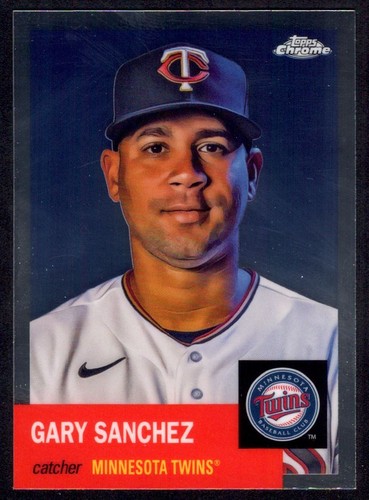 Gary Sanchez 2022 Topps Chrome Platinum Anniversary Minnesota Twins ...