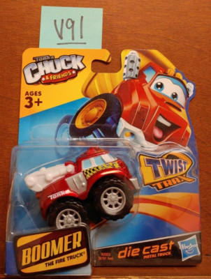 TONKA CHUCK & FRIENDS TWIST TRAX Die Cast Fire Engine TRUCK TOY 2012 ...