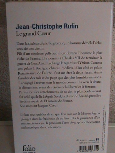 Livre Le grand coeur - Jean-Christophe Rufin - Folio | eBay