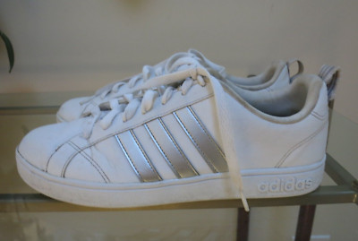 Women's White Adidas Snickers, Size 9M | eBay