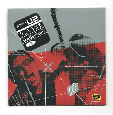 U2 2001 3 Live Tracks From Boston CD Mint Sealed Best Buy Exclusive ...