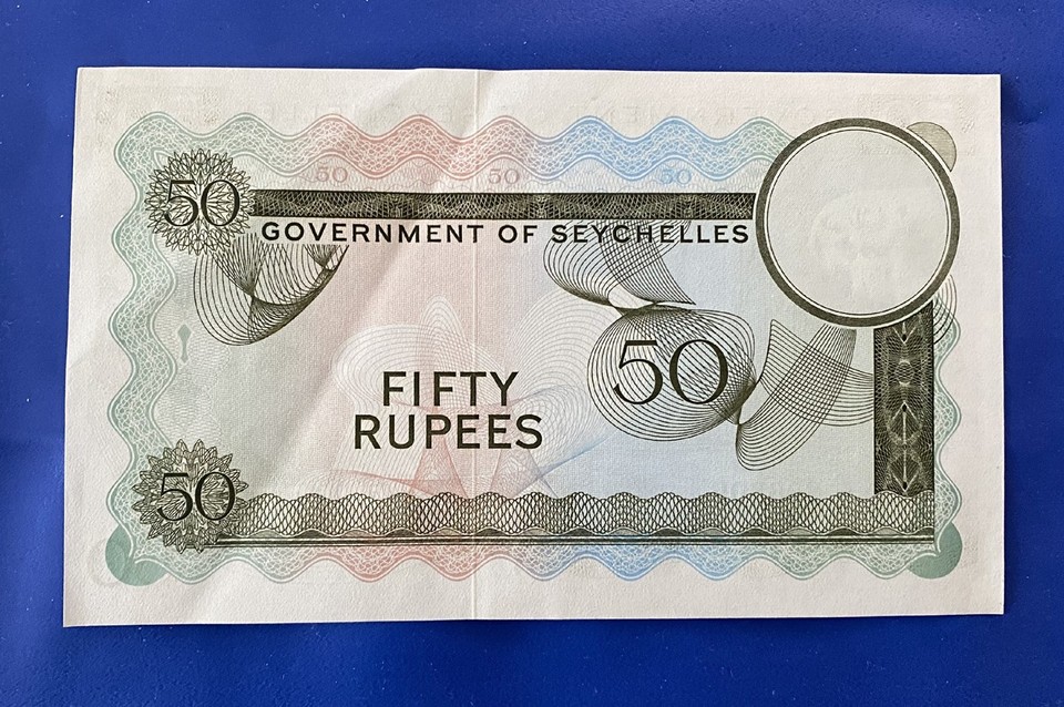 SEYCHELLES 50 Rupees Banknote 1st Aug 1973 'Sex' Note in Stunning ...