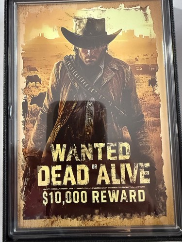 5oz .999 Silver Poster coin. Wanted Dead Or Alive W/ Box and COA | eBay