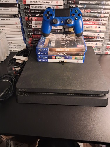 PlayStation 4 Slim Controller All Wires and Games Bundle | eBay UK