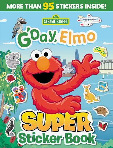 G'Day, Elmo: Super Sticker Book (Sesame Street) | eBay