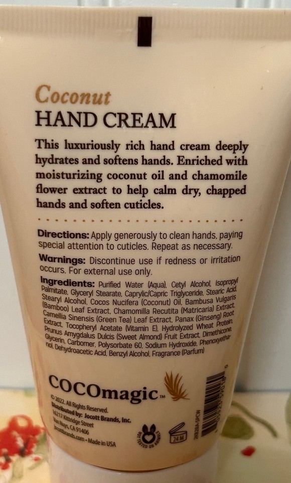 SEALED COCOMAGIC COCONUT HAND CREAM 4 OZ coco magic | eBay