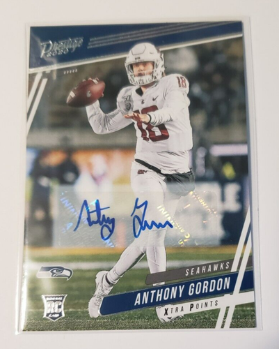 2020 Panini Prestige Anthony Gordon Rookie Draft RC Autograph Auto #207 ...