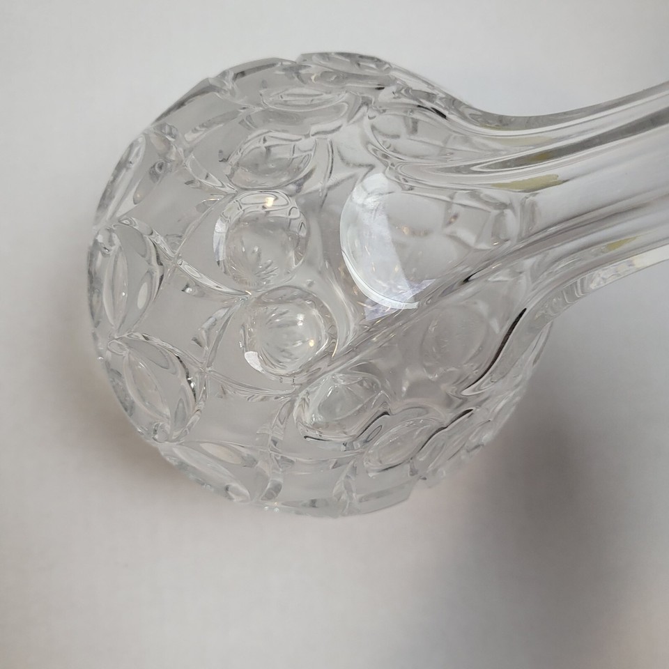 Heavy Crystal Decatur with Stopper 12" Wine Liquor FRN | eBay