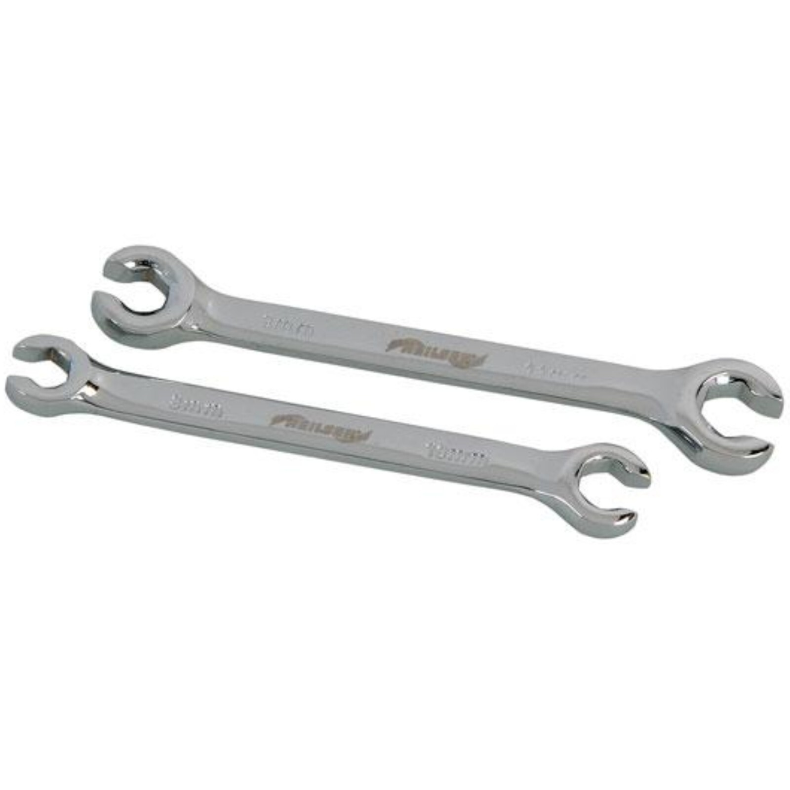 Neilsen Flare Nut Wrench Open-Ended Brake Pipe Spanner Set 9mm, 8mm ...