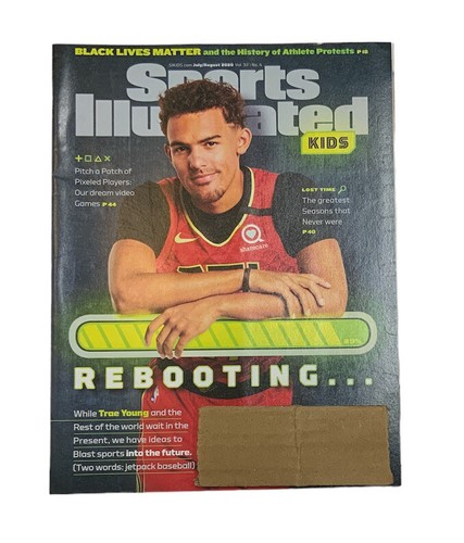 Sports Illustrated Kids: Rebooting… Trae Young Magazine With Cards | eBay