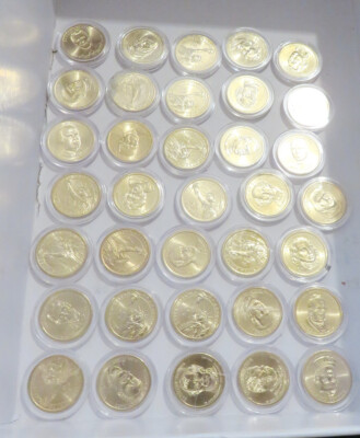 Presidential One Dollar Coins Full Set Plus Extra Total 55 | eBay