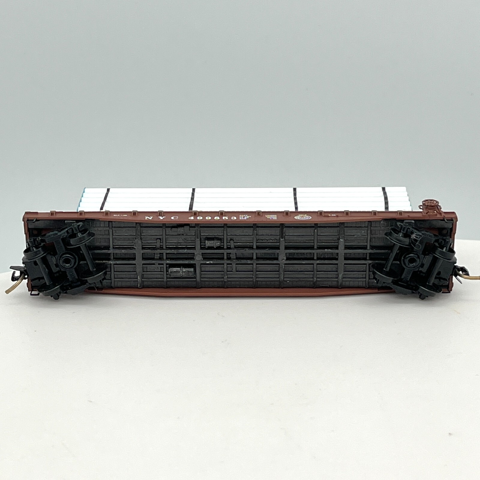 Micro-Trains 45040 New York Central Flat Car Custom Pipe Load 499853 N ...
