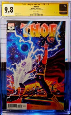 Thor #9 Marvel Comics Greg Hildebrandt Variant SS CGC 9.8 Signed by ...
