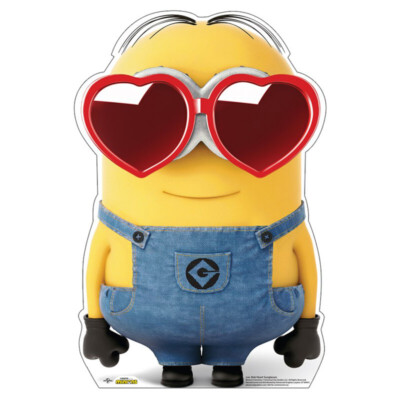 BOB W/ HEART GLASSES "Minions" CARDBOARD CUTOUT Standup Standee ...