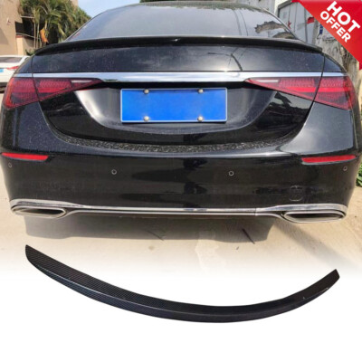 Carbon Fiber Rear Trunk Spoiler Wing for Mercedes-Benz W223 S500 S580 ...