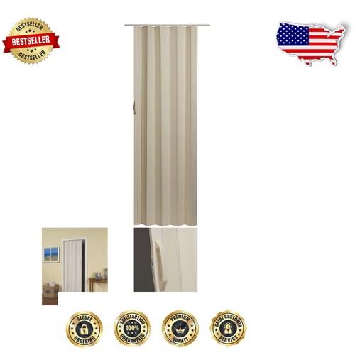 Buff Regent Interior Accordion Door 36" x 80" - Easy Install, Draft ...