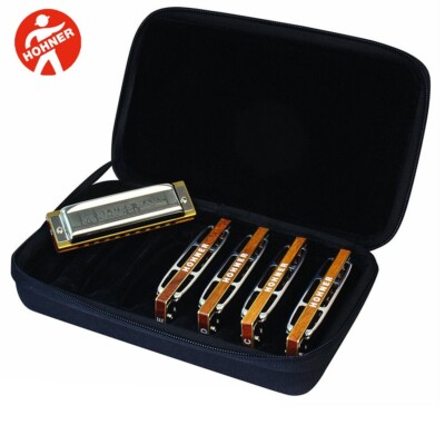 Hohner Case Of Blues COB Harps 5 PACK Harmonica Set Key Of C,G,A,D,E | eBay