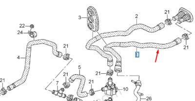 NEW AUDI Q5 8R COOLANT HOSE PIPE 8R0819371AB 2014OEM | eBay