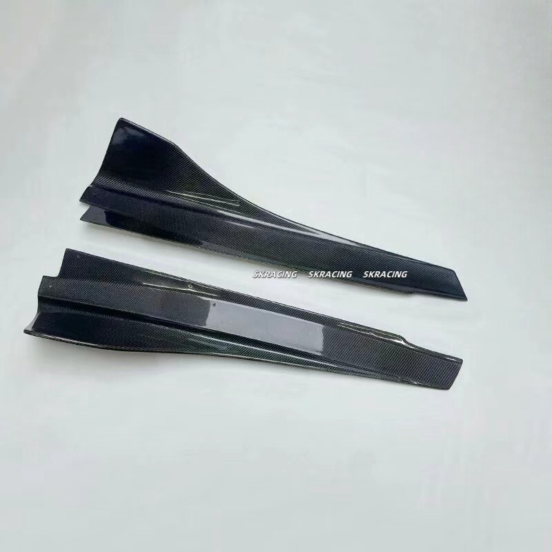 Real Carbon Fiber Side Skirts Side Step Cover Lip Parts For McLaren MP4 ...