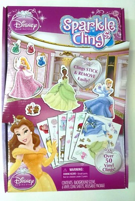 NEW Disney Princess Sparkle Cling Set | eBay