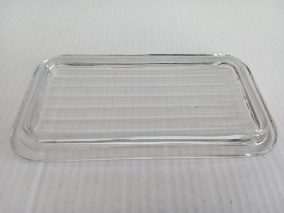 Pyrex Refrigerator Dish Replacement Glass Lid Only Rectangular 8 3/4" x ...