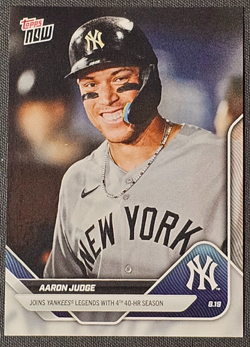 2025 Topps Now Aaron Judge 4th 40-HR Season #577 New York Yankees | eBay