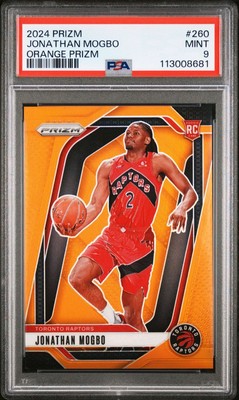 2024-25 Prizm PSA 9 Jonathan Mogbo /49 Orange Rookie RC | eBay