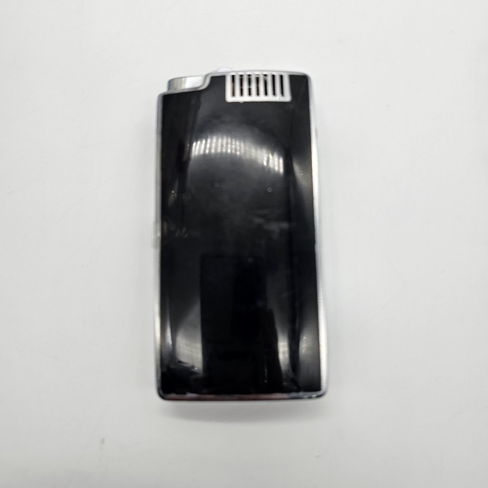 Vintage Ronson Pal Cigarette Case Lighter Black Floral Design | eBay