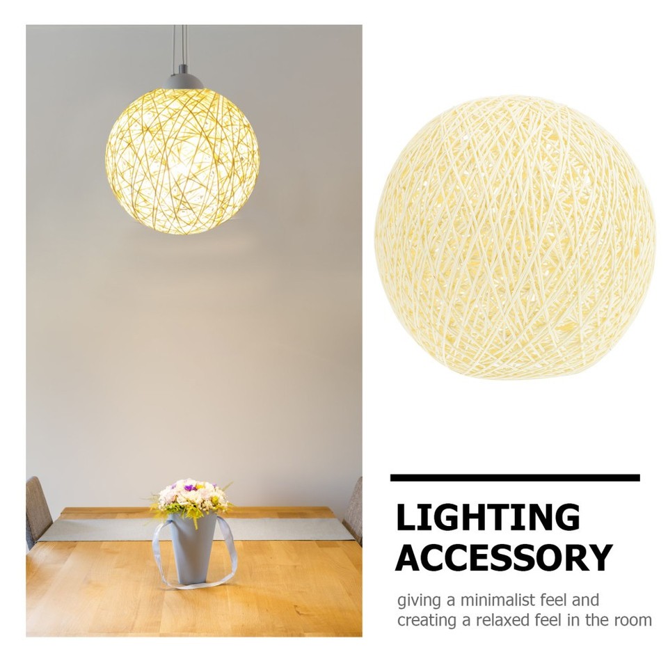 Decorative Light Shade Woven Lampshade Shades for Ceiling Lights | eBay ...