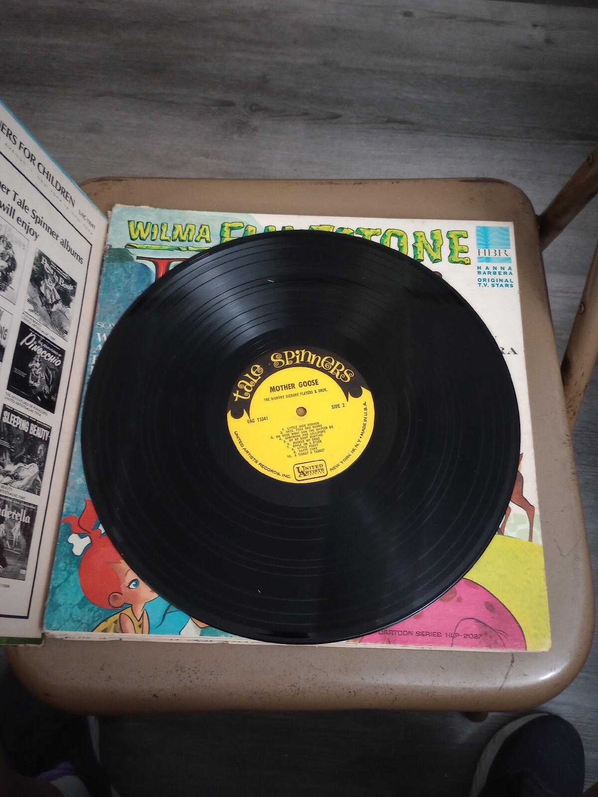 Tale Spinners for Children "Mother Goose" Vinyl LP United Artists UAC ...