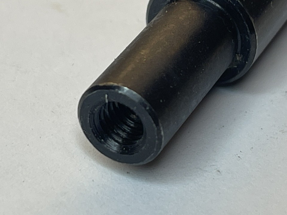 Steel Precision Pivot Pin, M10-1.5 M-Thread 14mmRD x 30mmL 10mmx20x M6 ...