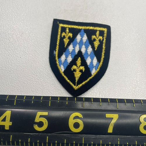 SHIELD STYLE Patch (BLUE WHITE GOLD BLACK) T039 | eBay