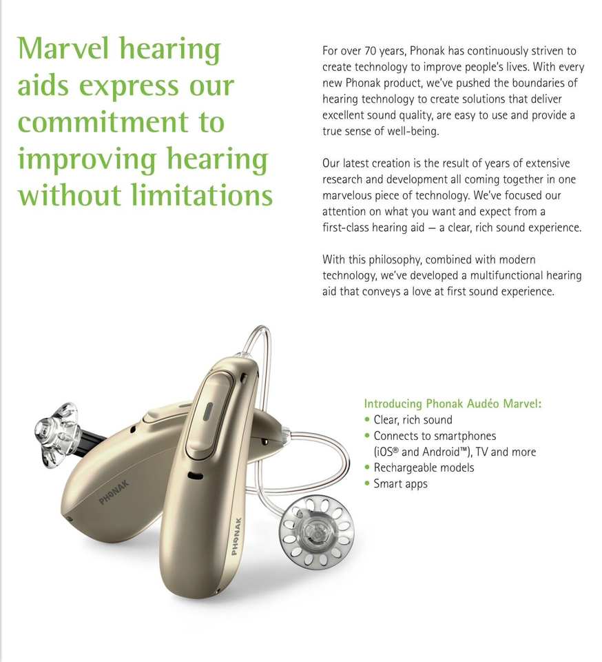 4x PHONAK AUDEO MARVEL M90-R RIC RECHARGEABLE ( READ THE DESCRIPTION ...