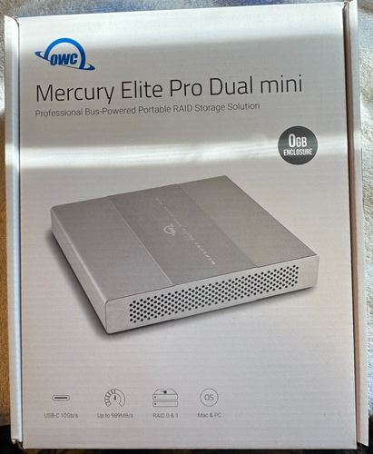 OWC Mercury Elite Pro Dual Mini - 0GB - RAID Enclosure- BRAND NEW! | eBay