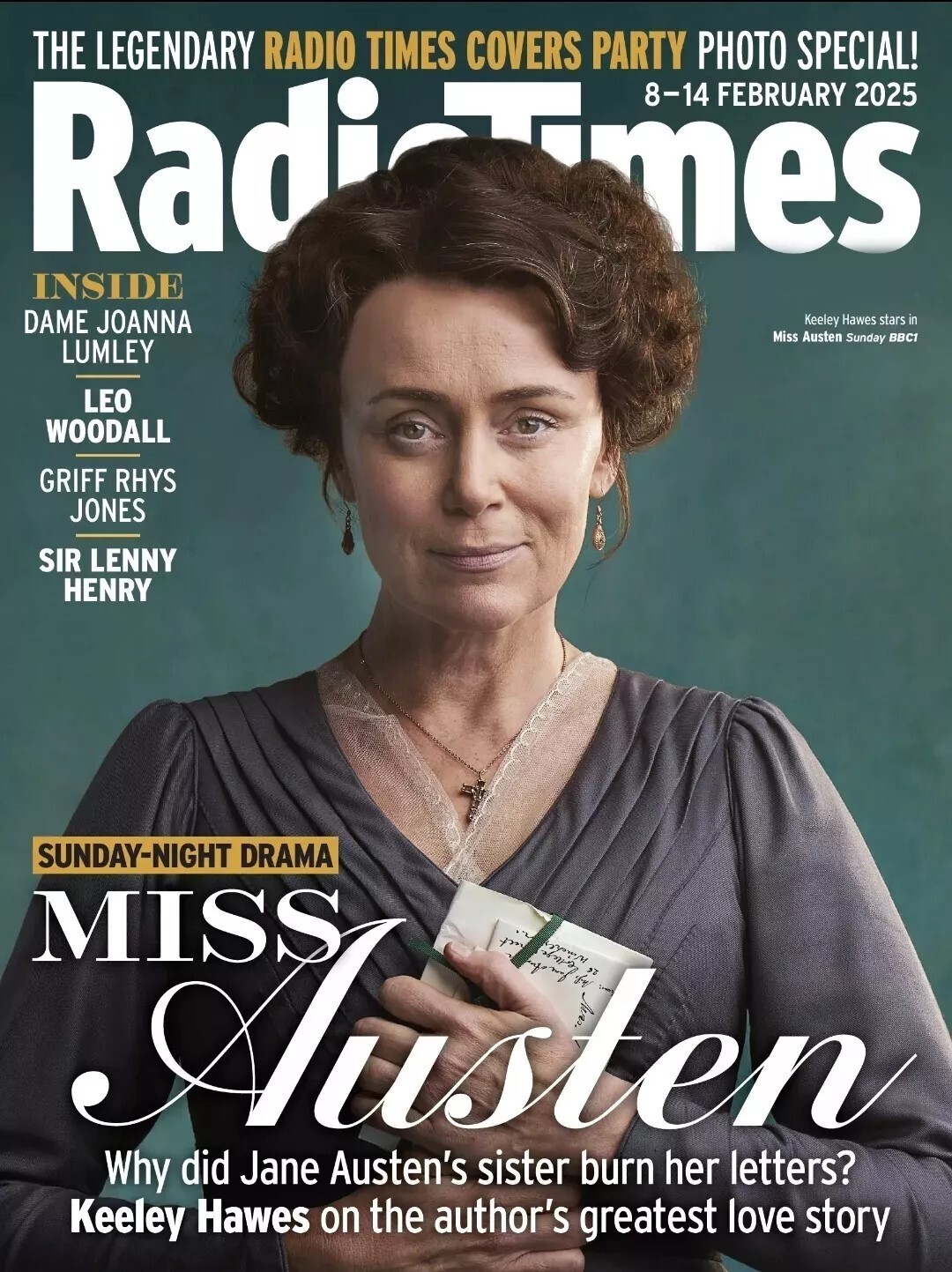 RADIO TIMES : February 2025 Keeley Hawes Joanna Lumley Leo Woodall ...