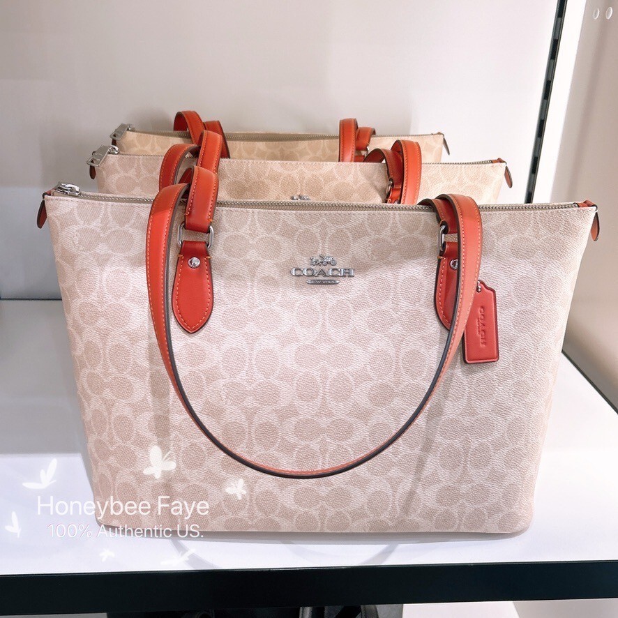 NWT Coach Gallery Tote Bag In Signature Canvas CW381/CV402 | eBay