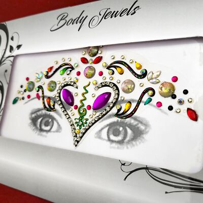 Full Forehead Crystals, Rhinestone, Beads & Stone Makeup Bindi Pack. | eBay