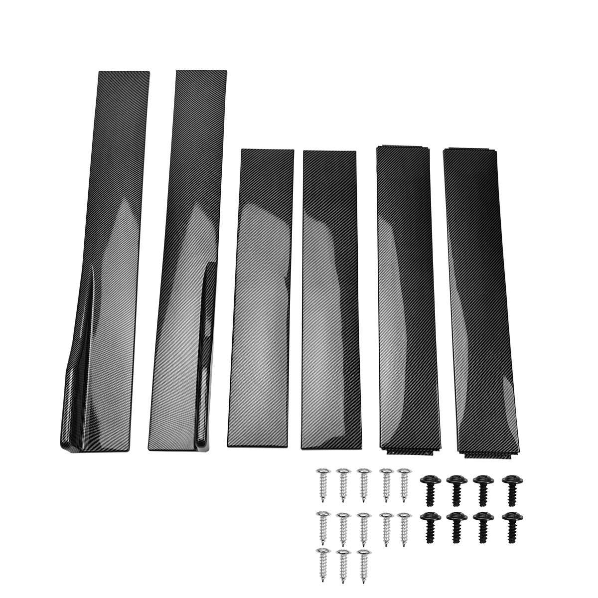 For Pontiac GTO G8 G6 78.7'' Carbon Fiber Side Skirt Extension Rocker ...