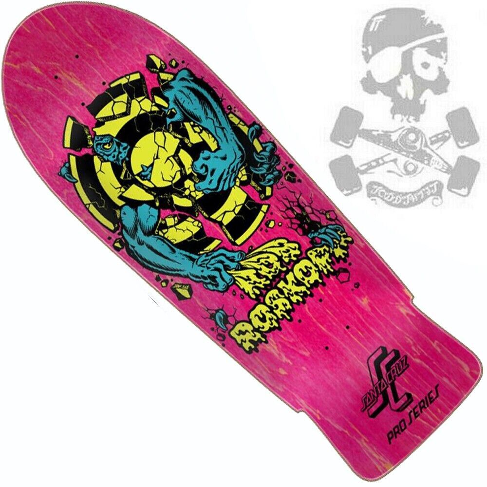 SANTA CRUZ - Old School Reissue Skateboard Deck - Assorted Pro Decks ...