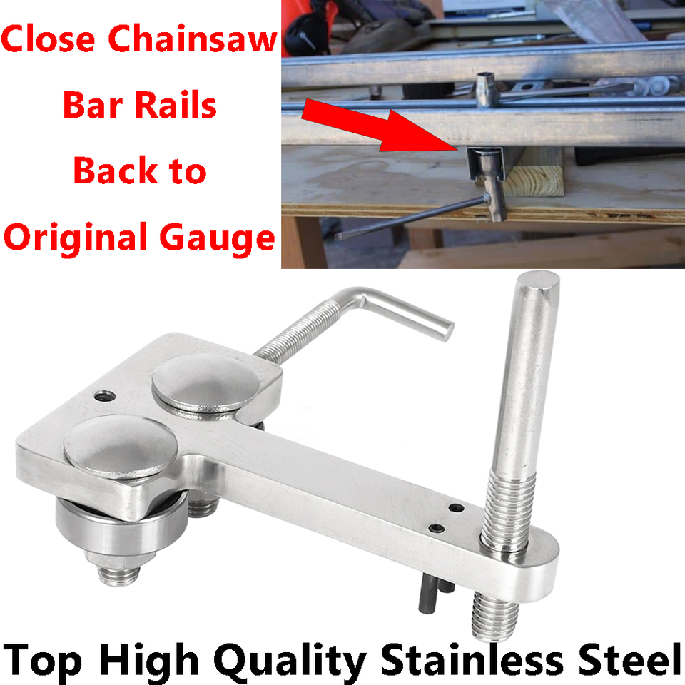 Chainsaw Bar Rail Tightening Repair Tool Stainless Steel Back to ...