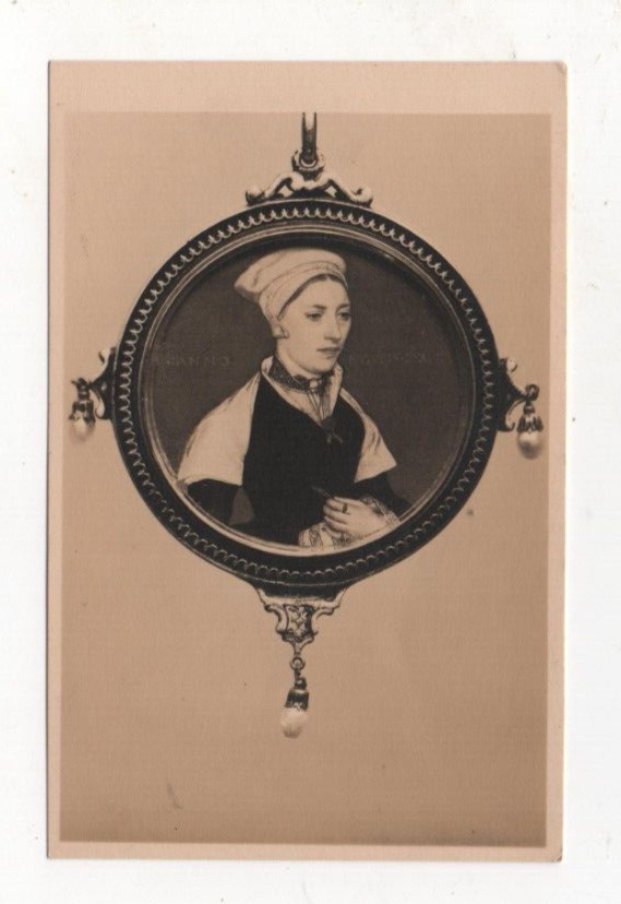 Hans Holbein - Miniature Portrait of Mrs. Pemberton - Vintage Art ...