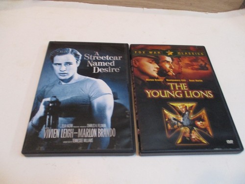 A Streetcar Named Desire (DVD, 1951) The Young Lions (1958( Marlon ...