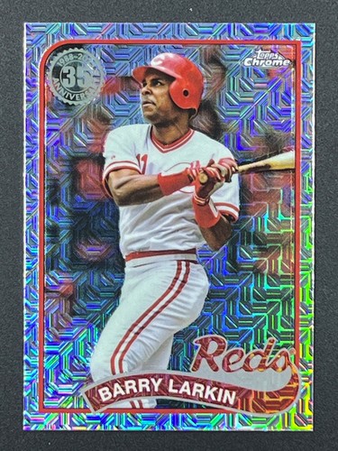 BARRY LARKIN 2024 Topps Series 1 #T89C-10 Silver Pack Chrome Cincinnati ...