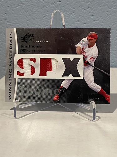 2008 Spx Jim Thome # wm-jt winning materials /50 | eBay