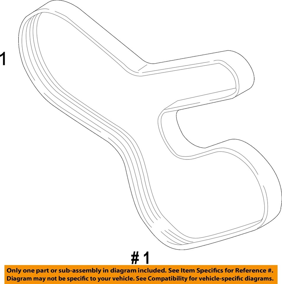 BMW OEM 10-19 535i GT xDrive Cooling Belts Pulleys-Serpentine Belt ...