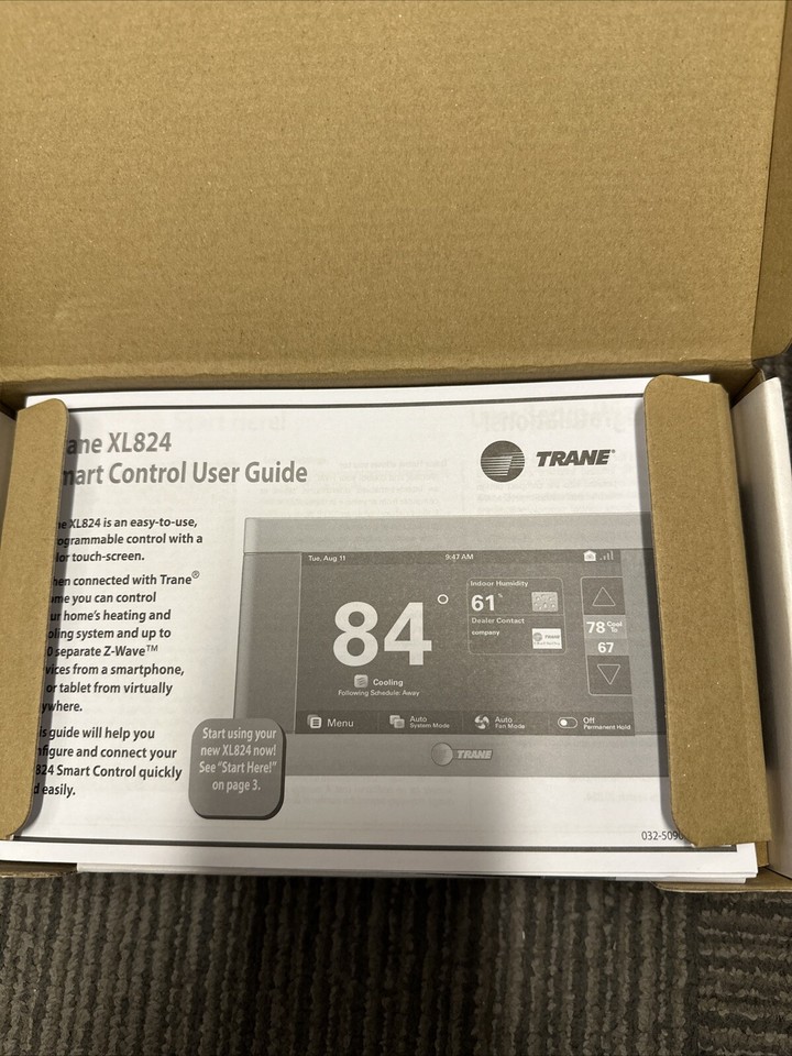 Trane XL824 Connected Control Programmable Wi-Fi Smart Thermostat ...